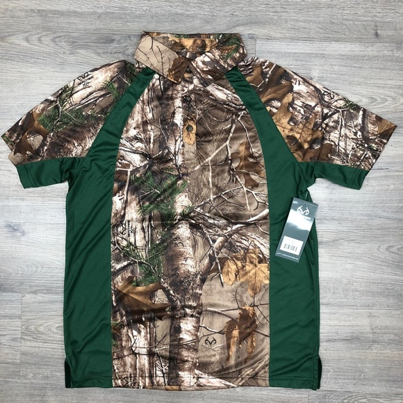 Realtree | Shirts | Mens Earthletics Realtree Camouflage Polo | Poshmark